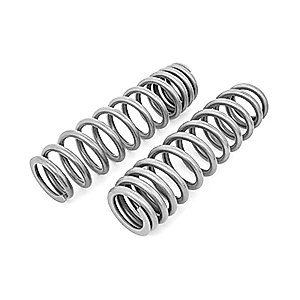 Rough Country Front Dual Rate Coil Springs for 13-22 Polaris Ranger - 9605 Black