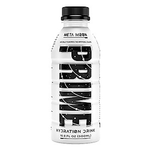 Prime Hydration with BCAA Blend for Muscle Recovery Limited Edition Flavor - Meta Moon (12 Drinks, 16.9 Fl Oz. Each)