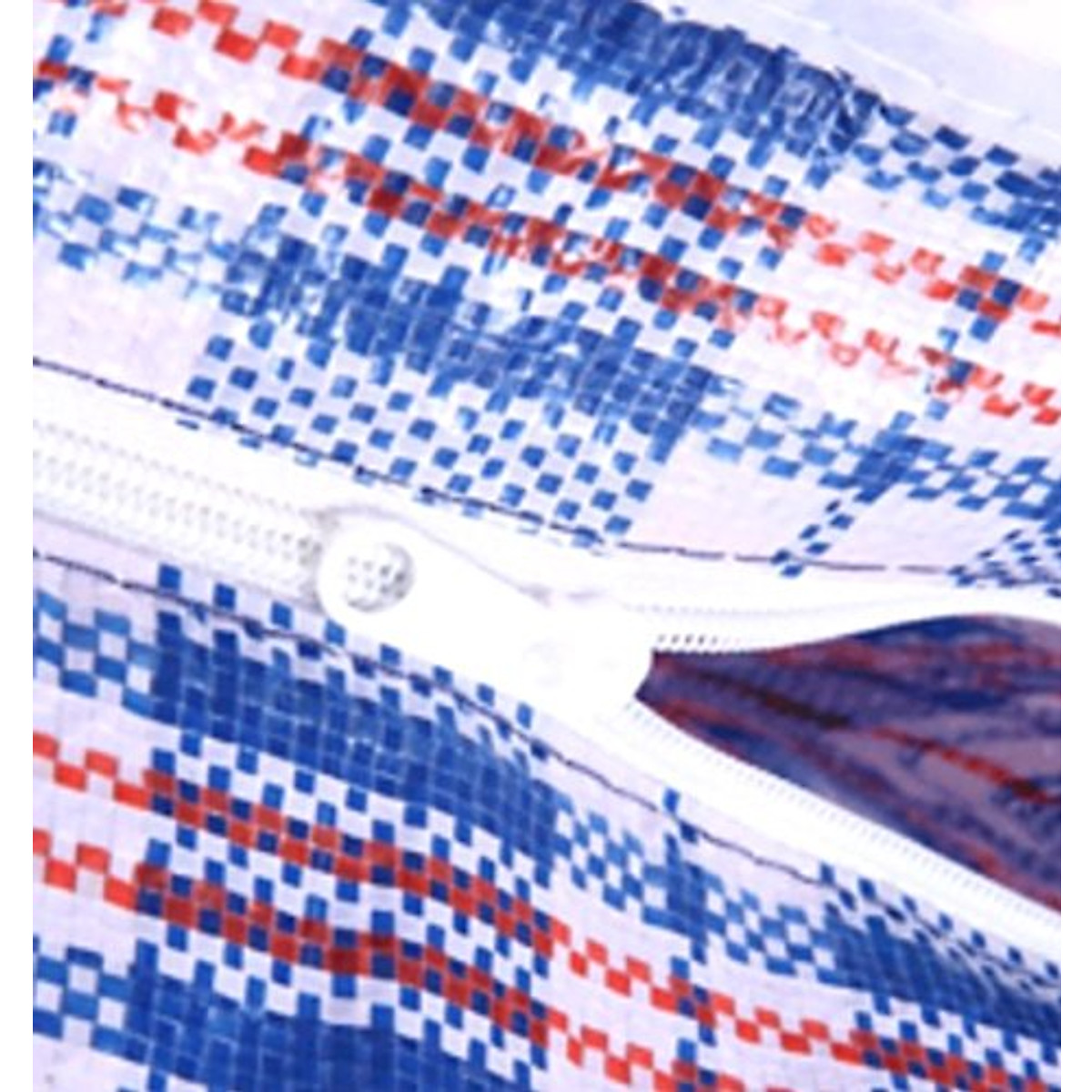 anselynn Laundry Bags Set of 2 Large Plastic Checkered Storage Laundry Shopping Bags with Zipper and Handles!Great for Travel,Laundry,Shopping,Storage,Moving! 23x23x5.7/18x19x4.7(Blue)