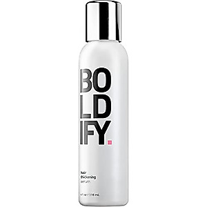 Boldify Hair Thickening Serum - Best Hair Thickening Products for Women & Men, Instant Hair Thickener - Natural 3-in-1 Hair Volumizer for Fine Hair, Conditioner, & Plumping Blow Dryer Treatment - 4oz