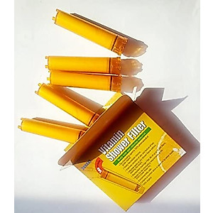 Sonaki Vitamin C Shower Refill Filter Cartridge - FITS Sonaki Showerheads, 50V, 100V, and 300 Inline Models - (5 Pack) - Remove up to 99.9% of Chlorine and Chloramines