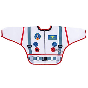 Dreambaby Food & Fun Character Bibs Baby Smocks with Sleeves - Model L560BB - 2 Pack (Astronaut & Doctor)