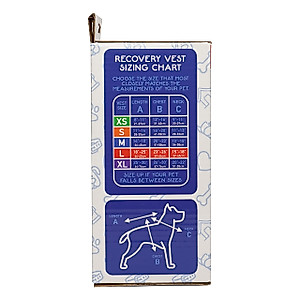 Calming Recovery Vest with Dog Calming Disc (Large)