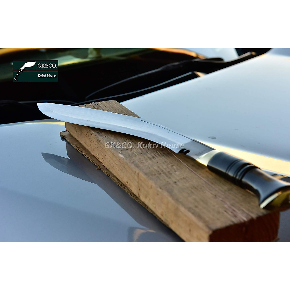 GK&CO. Kukri House Official Issued - Genuine Kukri/Khukuri - 13-inches Blade Service No.1 Highly Polished Knife - Handmade in Nepal…..