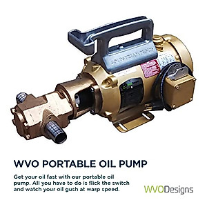 Goldstream Pumps 25gpm Portable Oil Pump — Insanely Fast Pump — Upgraded to Custom US Made Baldor Motors — with Viton Seals on Pump Heads