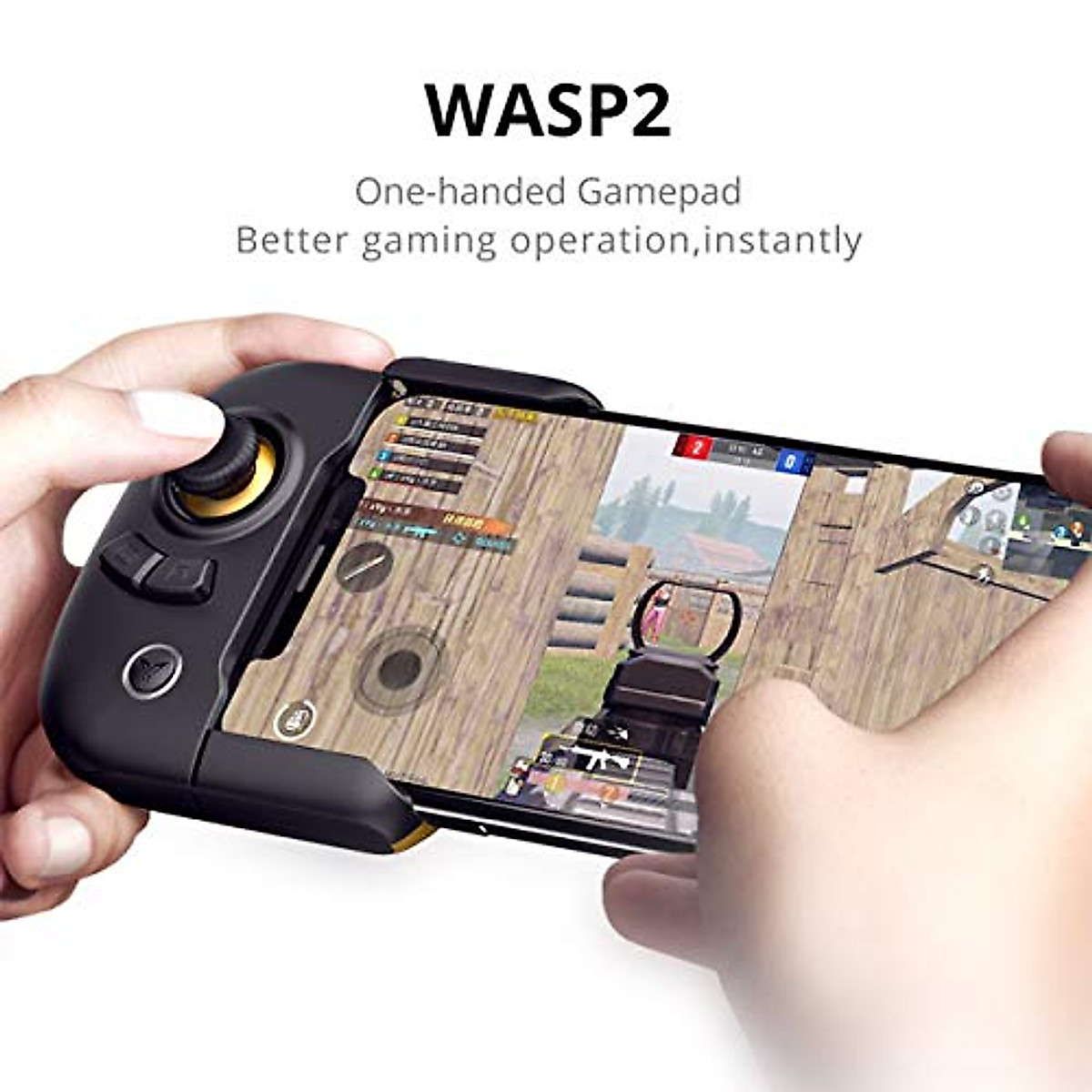 Flydigi Wasp 2 Elite One-Handed Mobile Gaming Controller for Android for FPS Gaming