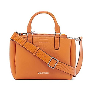 Calvin Klein Rita 2 in 1 Organizaional Mini Bag Crossbody, Flame Orange