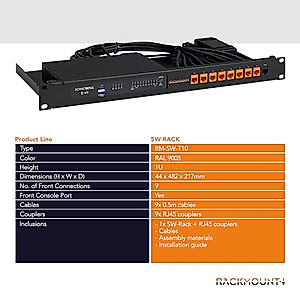Rackmount RM-SW-T10 Rack Mount Kit For Sonicwall Rmkt 270 / 370 / 470 Rack Mount Kit