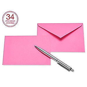 American Greetings Bulk Blank Cards with Envelopes, Heart Stationery (200-Count)