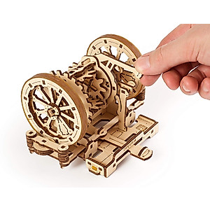 UGEARS STEM Differential Model Kit - Creative Wooden Model Kits for Adults, Teens and Children - DIY Mechanical Science Kit for Self Assembly - Unique Educational and Engineering 3D Puzzles with App