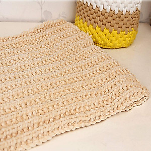 Wine Red Velvet Chenille Yarn DIY Winter Sweater Scarf Gloves Yarn Fluffy Soft Warm Yarn Accessory Yarn Knitting Materials 200g