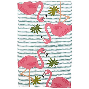 Kay Dee Designs Flamingo Dual Purpose Terry Kitchen Towel, 16" x 26", Various