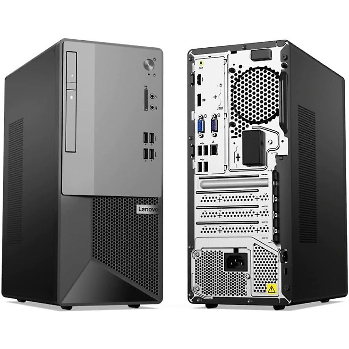 lenovo V50T G2 Business Desktop, Intel Core i9-11900 Processor, 32GB RAM, 2TB SSD+1TB HDD, No Wi-Fi, Wired Keyboard & Mouse, SD Card Reader, DVD-RW, HDMI, DP, RJ-45, VGA, Windows 11 Pro, Black
