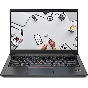 Lenovo ThinkPad E14 Gen3 Business Laptop, 14" Full HD Screen, AMD Ryzen 7 5700U Processor, 16GB RAM, 512GB SSD, Backlit Keyboard, Wi-Fi 6, Fingerprint Reader, Windows 11 Pro, Black