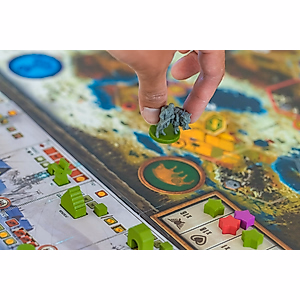 Stonemaier Games: Scythe: Invaders from Afar Expansion | Add 2 New Factions to Scythe (Base Game) | Increase Scythe Player Count to 7 | 1-7 Players, 140 Mins, Ages 14+