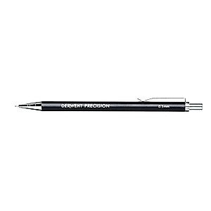 Derwent Mechanical Pencils 0.5, Metal Barrel, Precision, HB (2302428)