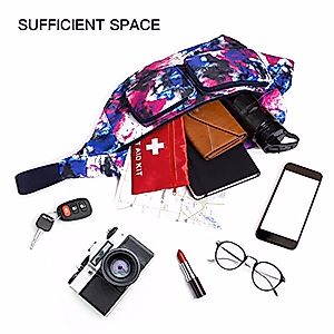 MJNUONE Unique Bohemia lattice Sling bag for Women Crossbody Chest Bag for Travel Outdoors Gym Biking