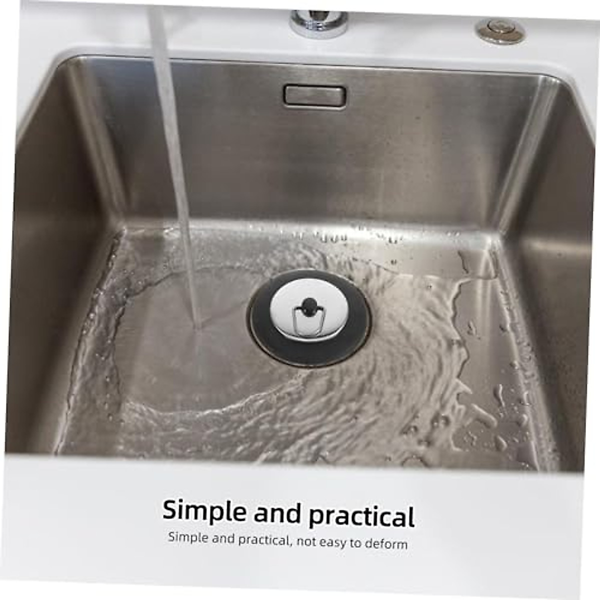 Rubber Sink Bathtub Bathroom Sink Stopper Drain Water Stopper Sink Drain Cover Sink Strainer Stopper Rubber Tub Stopper Rubber Tub Drain Tub ULTECHNOVO