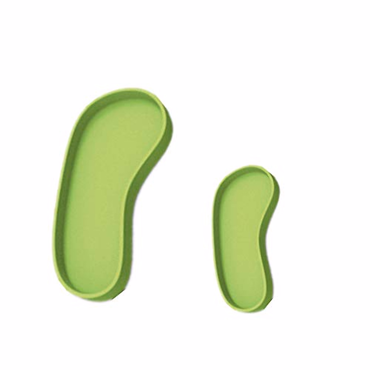 LSTCPGLAI 2 Pieces Tortoise Water Dish Reptile Water Dish Used for Tortoise Corn Snake Crawl Pet Eating and Drinking(Green)