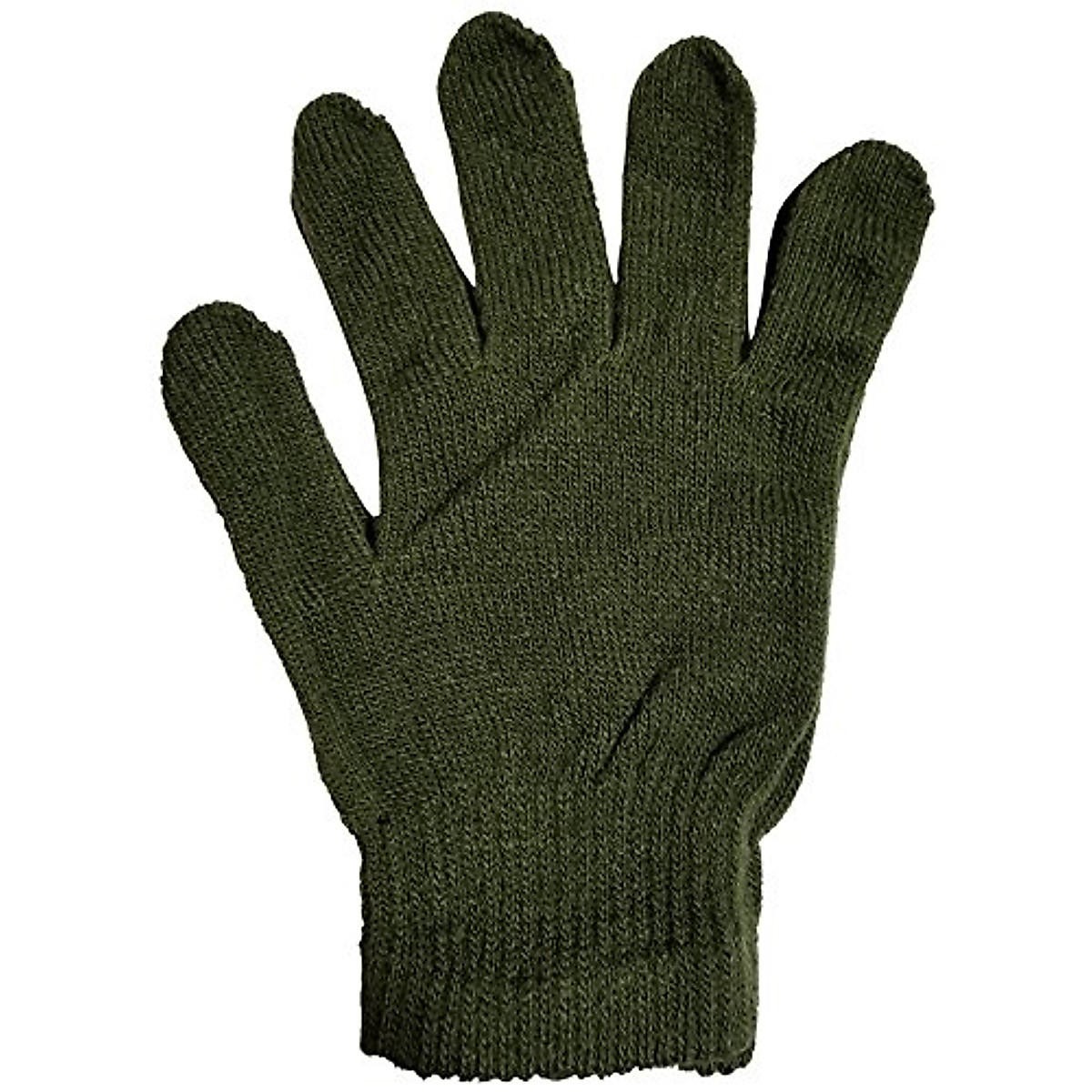 Winter Magic Gloves, 12 Pairs Stretchy Warm Knit Bulk Pack Mens Womens