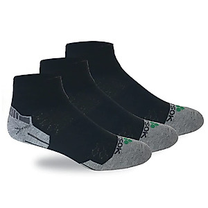 Fitsok CX3 Quarter Cut, 3-Pack (Black/Grey, X-Large)