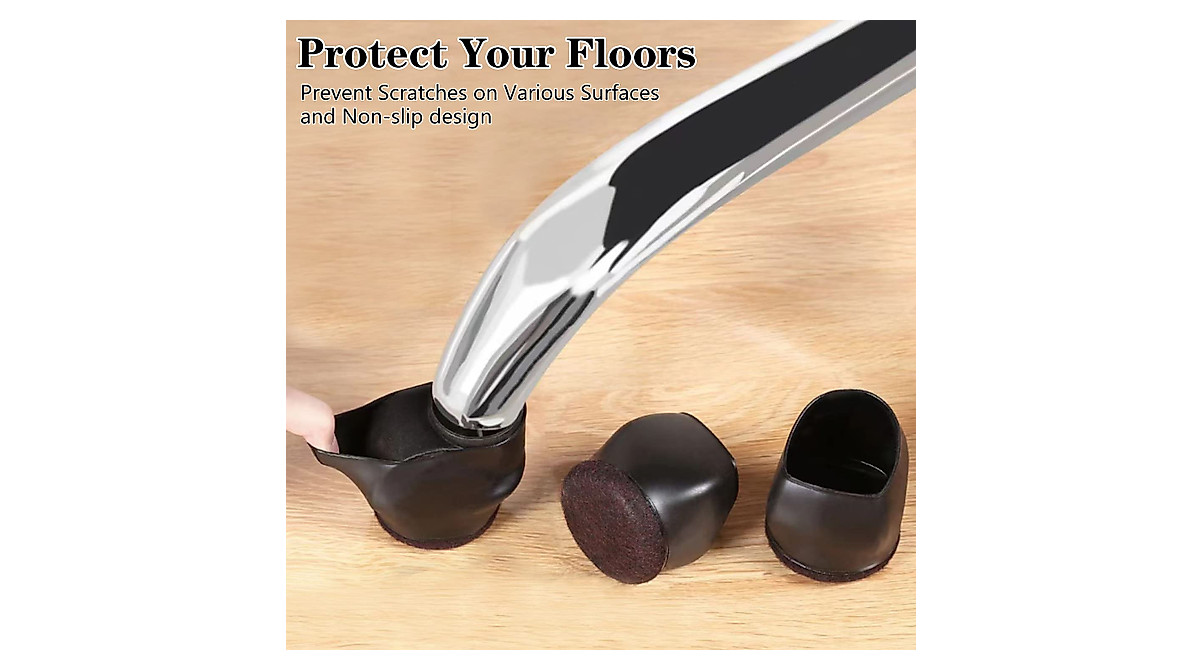 RUORD Office Chair Wheel Stoppers - Floor Protection (10pcs)