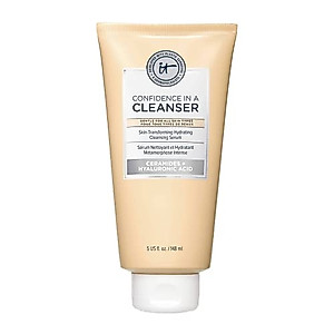 IT Cosmetics Confidence in a Cleanser - Hydrating Face Wash With Hyaluronic Acid & Ceramides - 5.0 fl oz