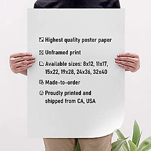 Mindset is Everything Poster Art Funny Cat Illustration Inspirational Poster Motivational Art Unframed Room Decor Printed Art Picture Mindset is Everything Cat 8" x 12"