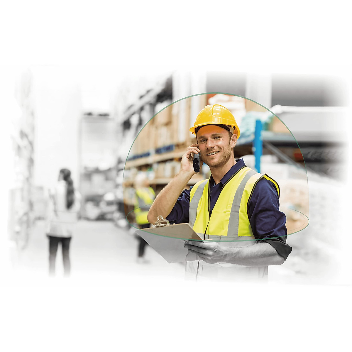Yealink W59R Cordless Ruggedized DECT IP Phone, Base Station Not Included, 1.8-Inch Color Display, Power Adapter Included
