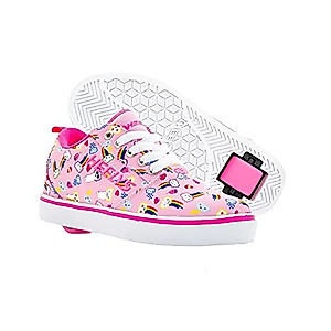 HEELYS Girl's Pro 20 Prints (Little Kid/Big Kid/Adult) Light Pink/Pink/Rainbow 2 Little Kid M