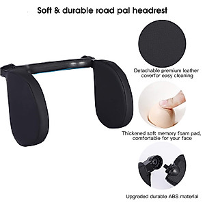 Car Headrest Pillow Road Pal Headrest Car Booster Seat Pillow, U Shape Car Travel Pillow Car Head Neck Support for Kids and Adults