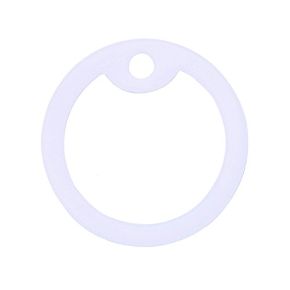 JAYP 1.5 Inch Slicon Rubber Silencers for Military Dog Tag 2pcs Set -White