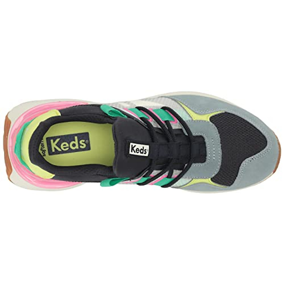 Keds Women's Tiasa Trail Sneaker, Navy/Pink, 7.5