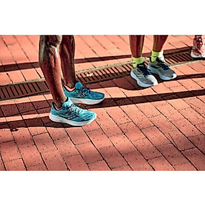 Saucony Men's Multi-Pack Bolt Performance Comfort Fit No-Show Socks, Orange (6 Pairs), Shoe Size: 8-12