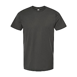 Tultex 202 - Unisex Fine Jersey Tee Charcoal Grey (Charcoal Grey, Extra Large)