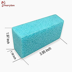 Maryton Pumice Sponge for Feet, Ultimate Pedicure Stone Callus Remover & Foot Scrubber Bulk Pack of 4(Assorted Colors)