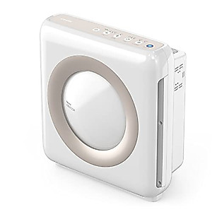 Coway Airmega AP-1512HH(W) True HEPA Purifier with Air Quality Monitoring, Auto, Timer, Filter Indicator, and Eco Mode, 16.8 x 18.3 x 9.7, White