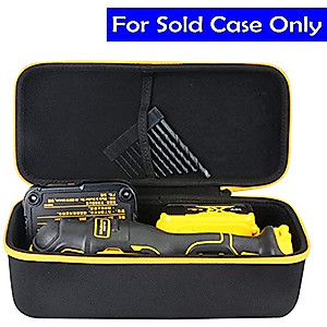 Khanka Hard Travel Case Replacement for DEWALT 20V MAX Right Angle Cordless Drill/Driver DCD740C1 / DCD740B