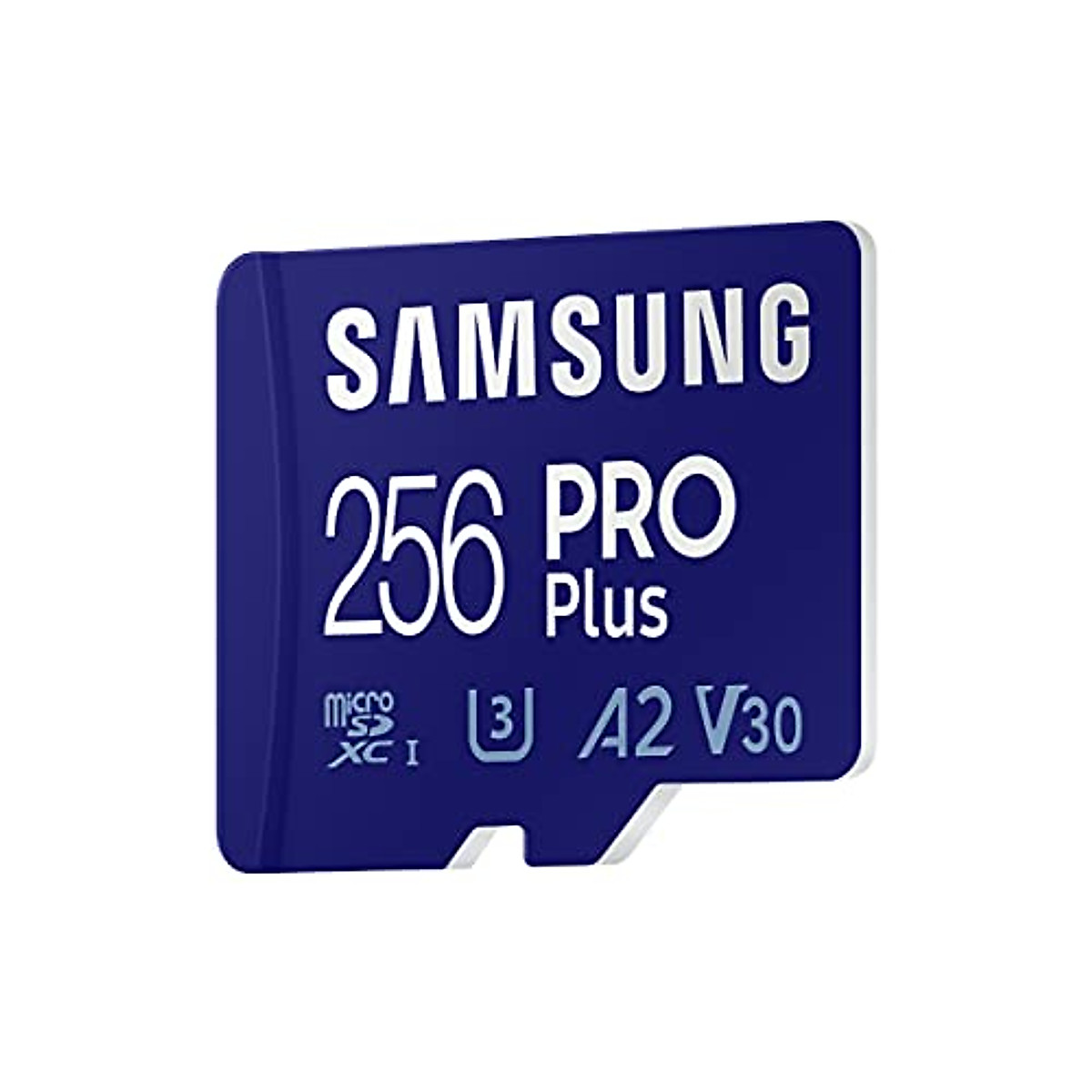 SAMSUNG PRO Plus + Reader 256GB microSDXC Up to 160MB/s UHS-I, U3, A2, V30, Full HD & 4K UHD Memory Card for Android Smartphones, Tablets, Go Pro and DJI Drone (MB-MD256KB/AM)