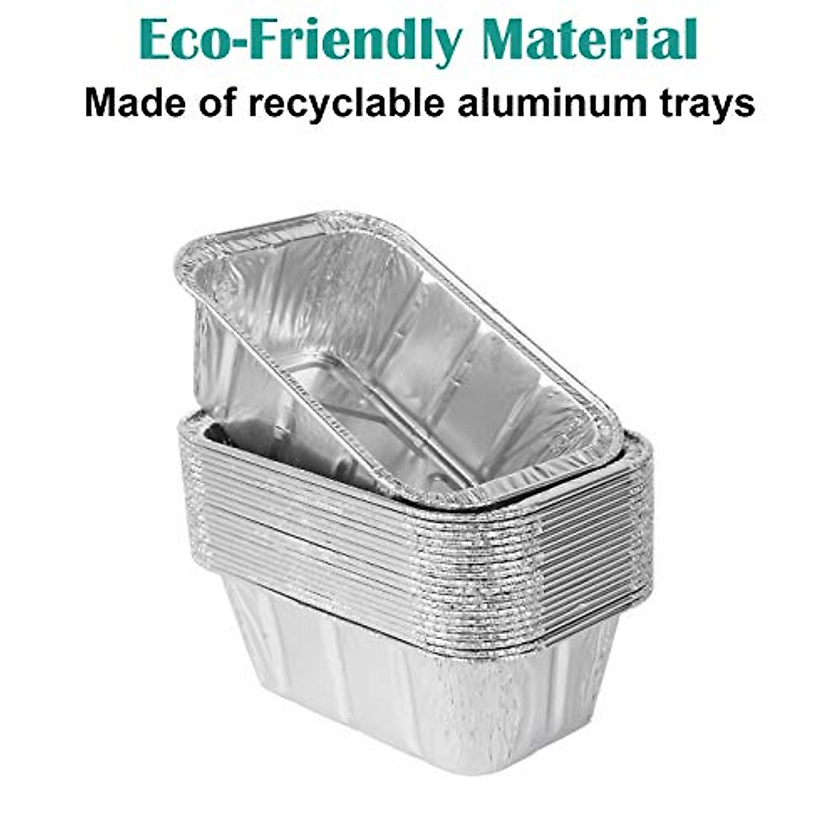 Aluminum Foil Grill Drip Pans, BBQ Grease Trays for Blackstone 17 and 22 Inch Grill Griddles with Back Grease Cup, 20 Pack