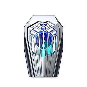 OCUhome Phone Cooler, Semi-Conductor Mobile Phone Cooling Fan Universal Low Noise Mini Turbo Hurricane Game Cooler Radiator for Gaming Phone A