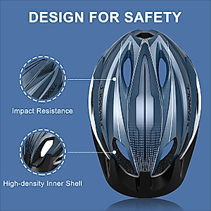 Zenroll Adult Bike Helmet Bicycle Helmets for Men Women Cycling with Detachable Visor Stylish Lightweight