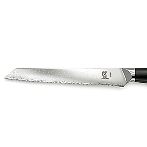 Mercer Culinary M13789 Premium Grade Super Steel, 8-Inch Serrated Bread Knife, G10 Handle
