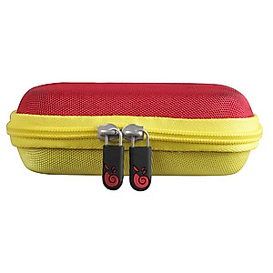 Hermitshell Hard Travel Case for Mattel UNO Classic Card Game - Not Including Cards (Red+Yellow)
