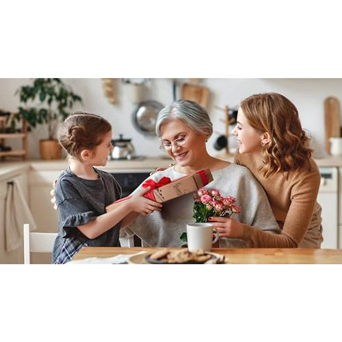 UpBlend Outdoors Wind Chimes for Outside - 28" Brown Windchimes Outdoors, Harmonic Wind Chime Gifts for Women, Ideas for Mom, Grandma, for Gardeners Outdoor Porch