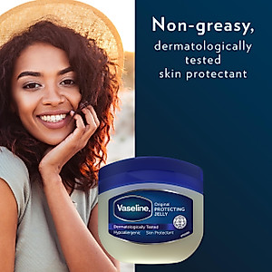 Vaseline 100% Pure Petroleum Jelly Skin Protectant 3.75 oz (Pack of 4)