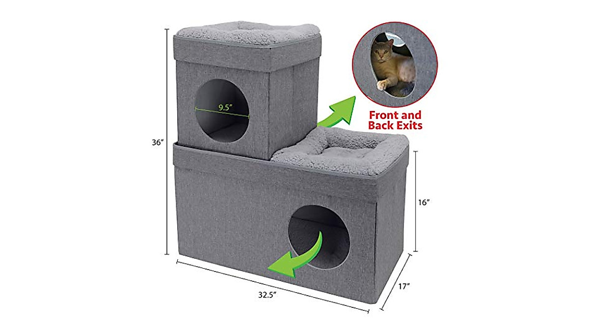 Kitty City Large Stackable Condo for Cats
