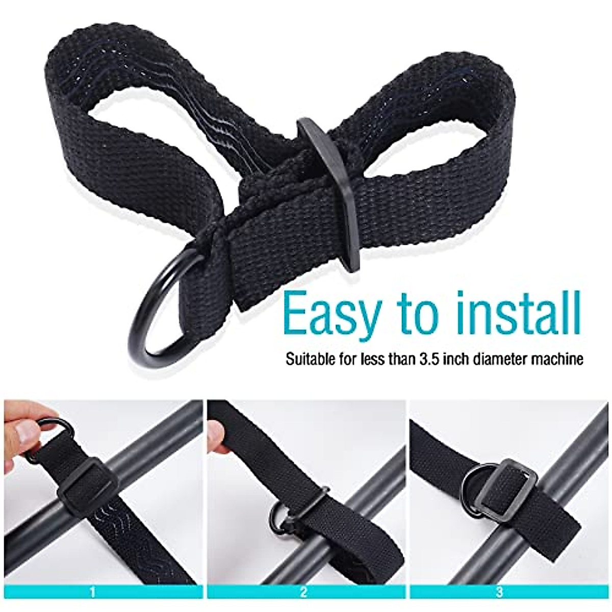 Trimmer Strap for Weed Eater Strap, Trimmer Shoulder Strap Harness, Adapter Attachment Strap for Weedeater Leaf Blower, Weed Wacker Strap Compatible with String Trimmer Multi Head System and All Types
