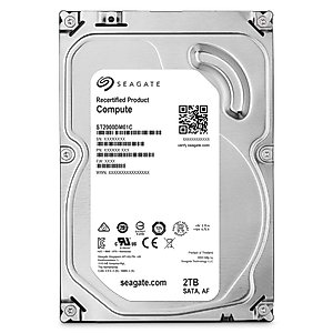 Seagate Compute 2TB Internal Hard Drive HDD – 3.5 Inch SATA for Computer Desktop PC (ST2000DM01C)