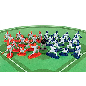 Kaskey Kids Baseball Guys - Red/Blue Inspires Kids Imaginations with Endless Hours of Creative, Open-Ended Play – Includes 2 Teams & Accessories – 29 Pieces in Every Set!